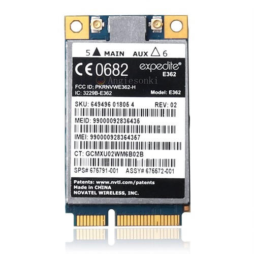 HP 4G lt 2522 VZW LTE Mobile Broadband Module 675791-001 8570W 6570B ...