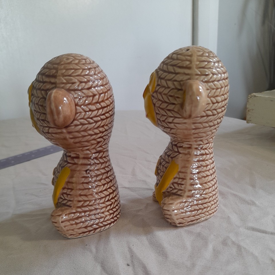 Mad Monkeys Vintage Salt And Pepper Shakers Made In Japan | eBay Australia