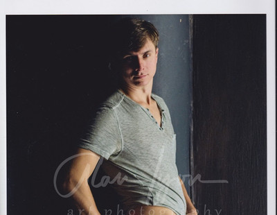 Alan Lyon Original Male Photo gay interest (7) Ash gray top | eBay