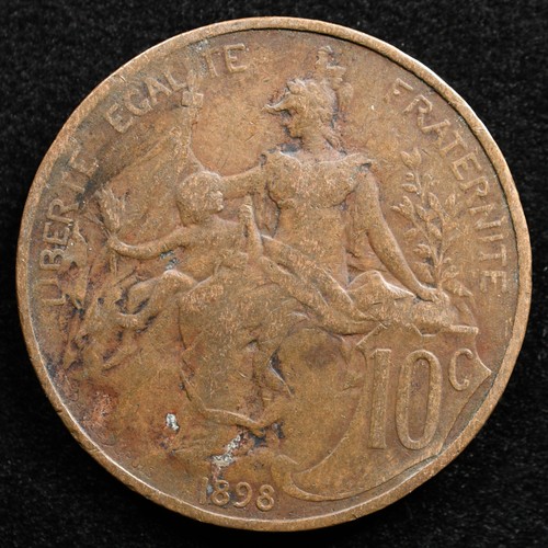 France 10 Centimes 1898, Coin, Inv#F038 | eBay