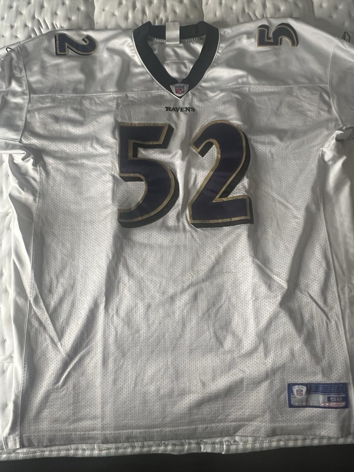 Authentic Reebok Ray Lewis Baltimore Ravens NFL #52 Jersey Size 56 | eBay