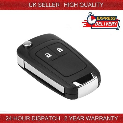 2 BUTTONS CAR KEY FOB CASE SHELL COVER FOR VAUXHALL ASTRA INSIGNIA ...
