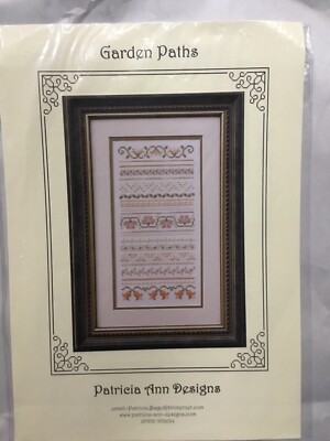 Garden Path Sampler by Patricia Ann Designs Cross Stitch Chart | eBay
