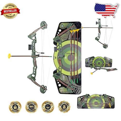Complete Toy Archery Set with Adjustable Bow and Target – Perfect Gift ...