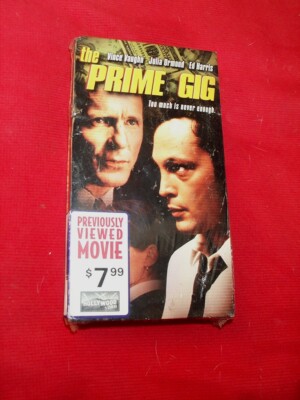 THE PRIME GIG 2002 VHS Tape Sealed Pre-Viewed Hollywood Video Vince ...