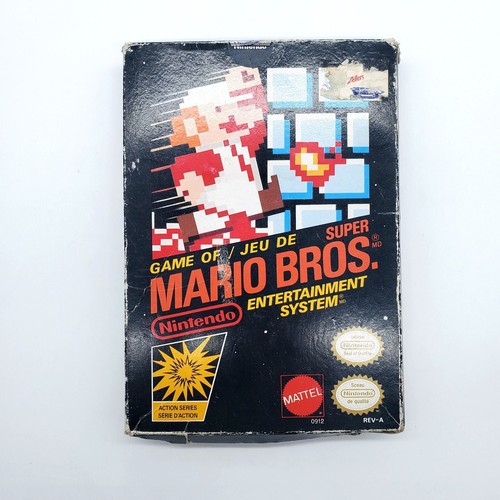 Super Mario Bros. Nintendo NES 1985 RARE 3 Screw Canadian Version CIB ...