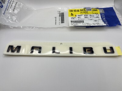 84766998 2018-2024 Malibu Redline Edition Door Nameplate Emblem | eBay