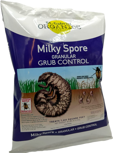 Gabriel Organics Milky Spore Organic Grub Control 15 lb Cover 5250 Sq ...
