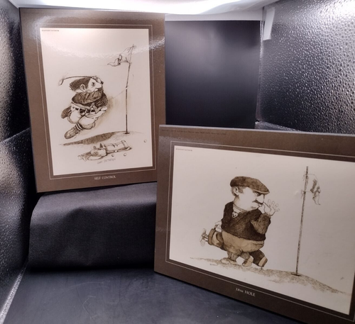 Vintage Gary Patterson Golf Prints by Thought Factory-Self Control ...