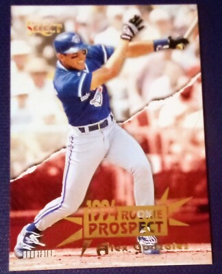 1994 Score Select #178 Alex Gonzalez Rookie Card Toronto Blue Jays ⚾ ...