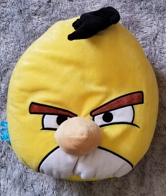 Angry Birds Character CHUCK Plush Large 12" Stuffed Bean Bag Toy Kids ...