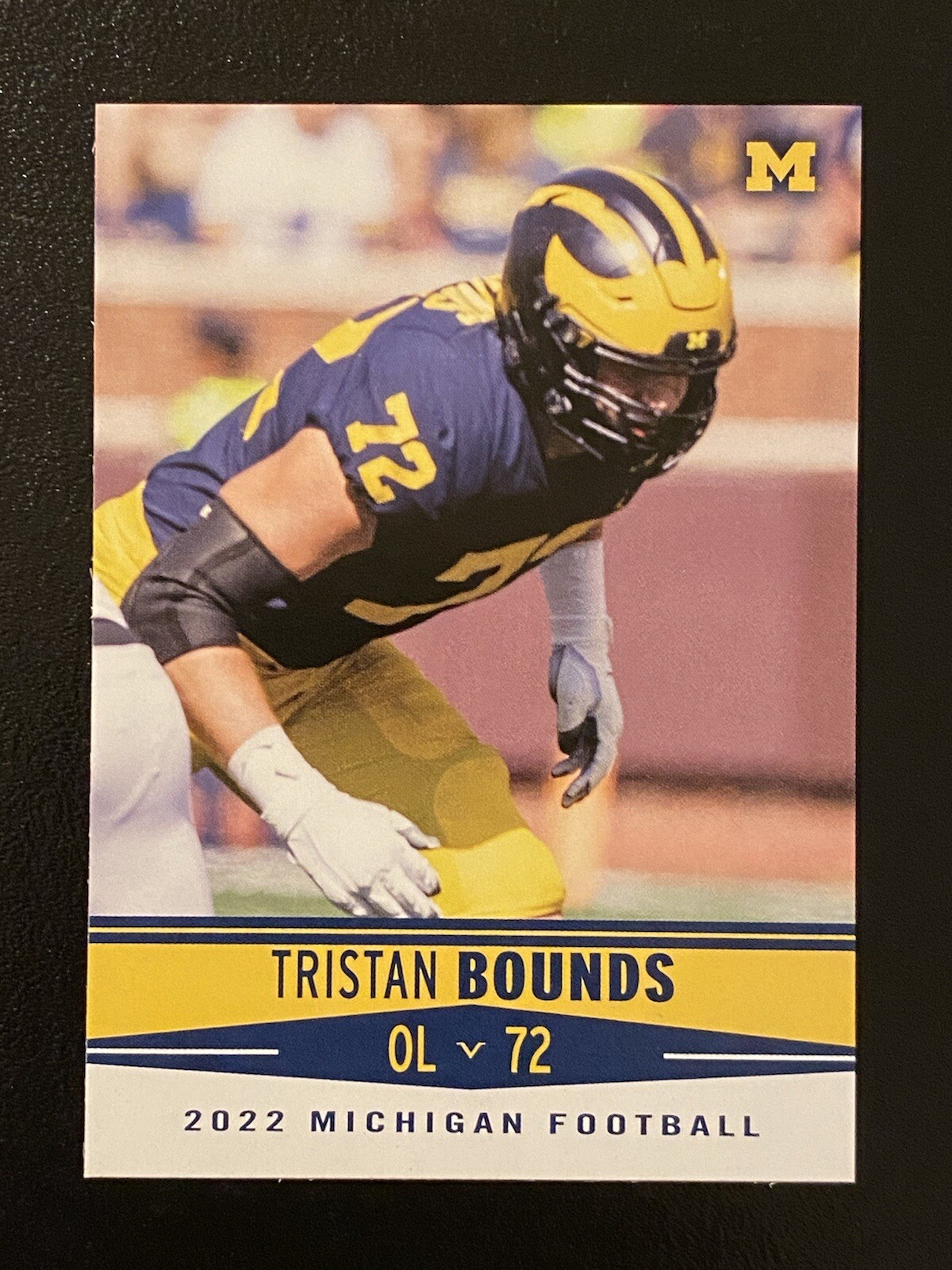 2022 Michigan Football Card - Tristan Bounds - Officially Licensed ...