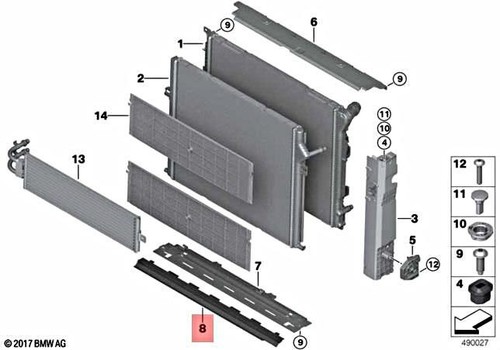 Genuine BMW F20 F21 F22 F23 F30 F31 F32 F33 F34 F35 F36 Seal Bottom ...