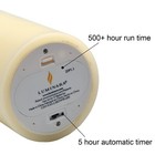 Luminara Pillar Candle Real Wax Flameless Flickering with Remote 9 inch ...