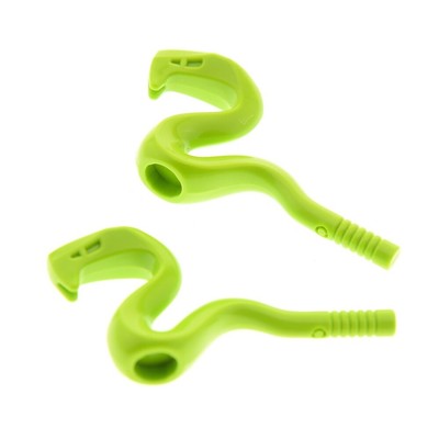 2x Lego Animal Snake Lime Light Green Rattle Ninjago 9456 4646644 98136 ...
