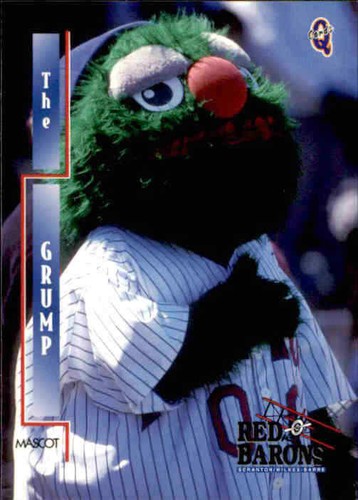 2000 Scranton/Wilkes-Barre Red Barons Blueline #29 The Grump MASCOT ...
