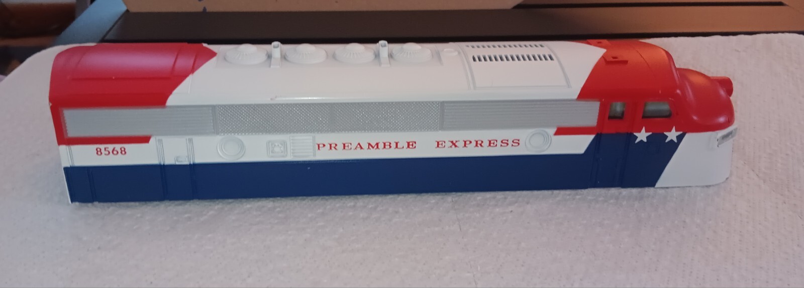 Lionel 6 8568 O Gauge Preamble Express F3 A Diesel Locomotive Body ...