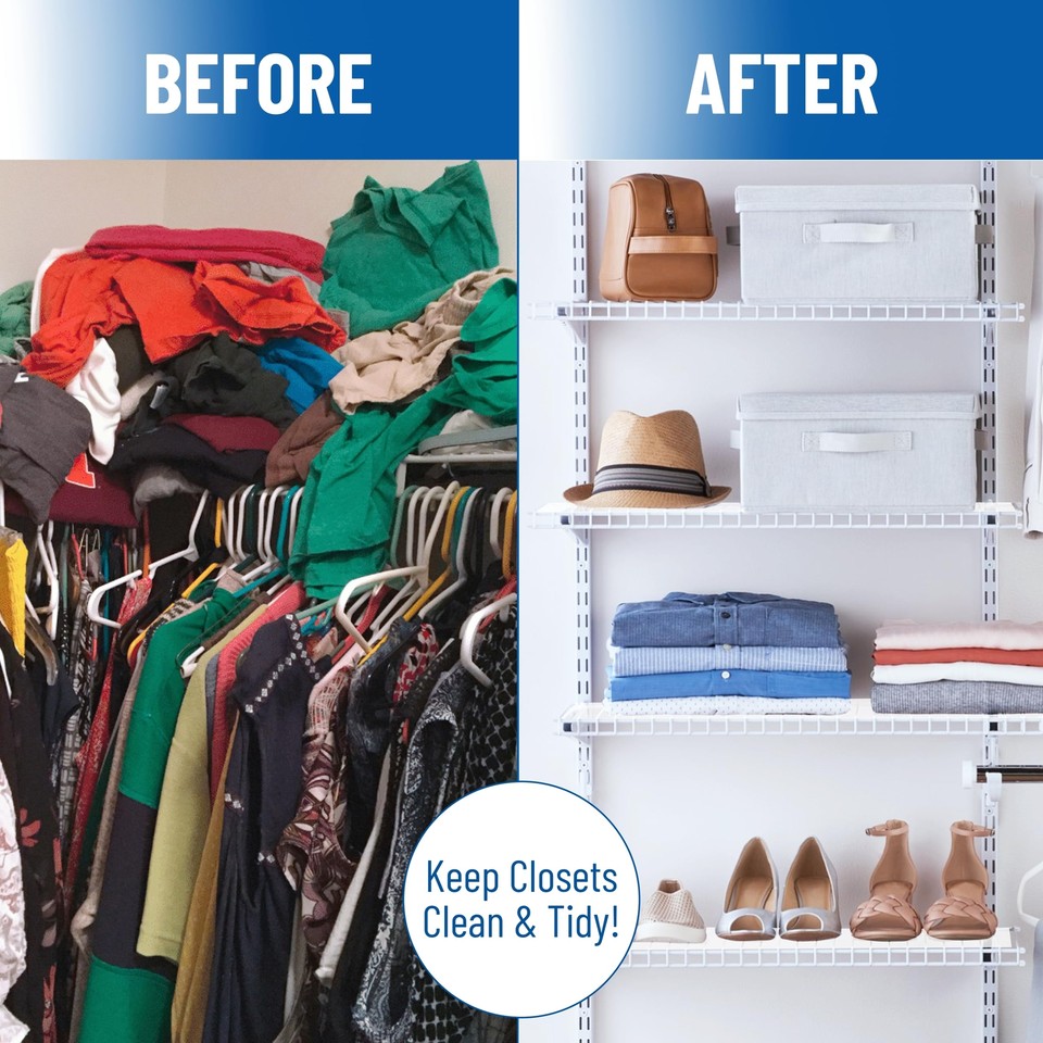 Closet Shelf Liner Wire Shelf Liners For Closets And Pantry set Of 4 12 ...