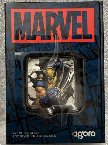 2025 Marvel Wolverine Slash 2 oz Silver Coin Agoro Niue Mintage 1000 | eBay