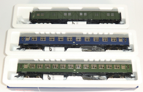 Roco - Schnellzugwagen-Set der DB, Epoche III, Nr. 45919, H0, m. OVP#24 ...
