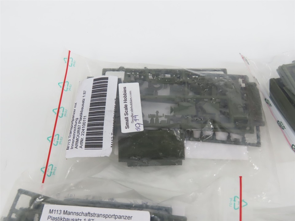 LOT of 12 HO 1/87 Small Scale Hobbies Kits Military Army Tank Vehicles ...