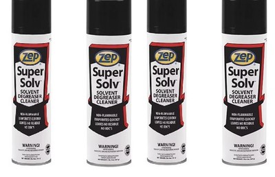 Lot of (4) Zep Solvent Cleaner/Degreaser, 20 Oz each Aerosol Can ...