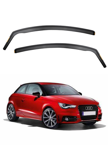 WIND RAIN SUN SMOKE GUARD DEFLECTORS FOR AUDI A1 2010-2018 3 DOORS 2 ...