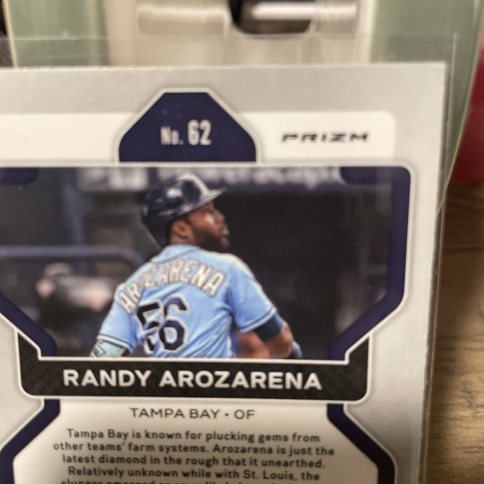2022 Panini Prizm - Red White & Blue Prizm #62 Randy Arozarena for sale ...