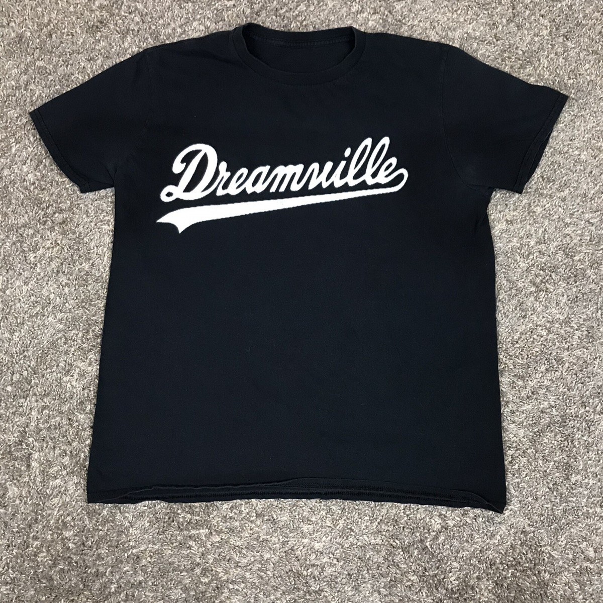 Dreamville Logo J COLE DREAMVILLE CURSIVE LOGO TEE SHIRT MERCH TOUR