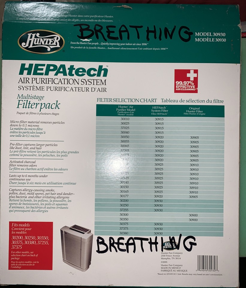 LifeSupplyUSA KV-0799-PLSA Replacement Filter for HEPAtech - White ...