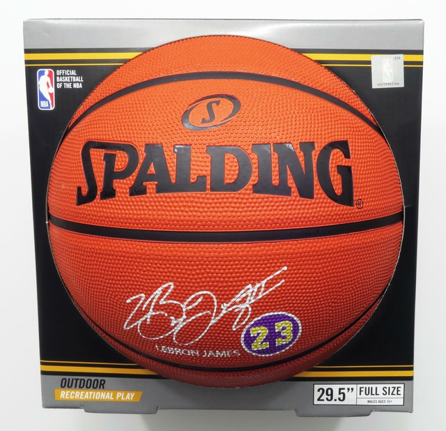 Spalding Lebron James 23 Outdoor Basketball 29.5" Full Size Basket Ball ...
