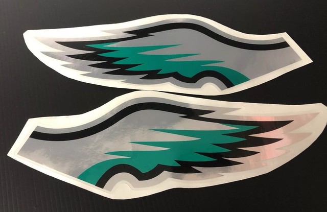 Philadelphia Eagles Full Size Football Helmet Decals for sale online | eBay
