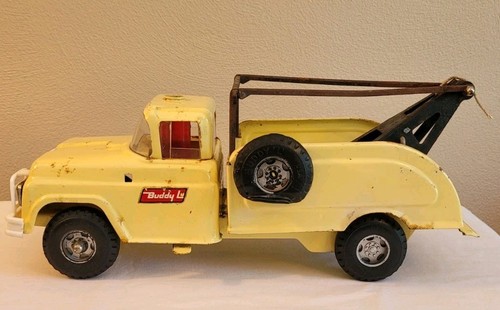 Vintage Buddy L Wrecker Tow Truck Flat Tire Repair ~ Flat Tire Piece on ...