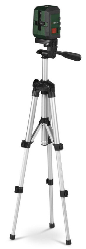 PARKSIDE Kreuzlinienlaser PKLL 10 B3 mit Stativ Lasermesser Linienlaser ...