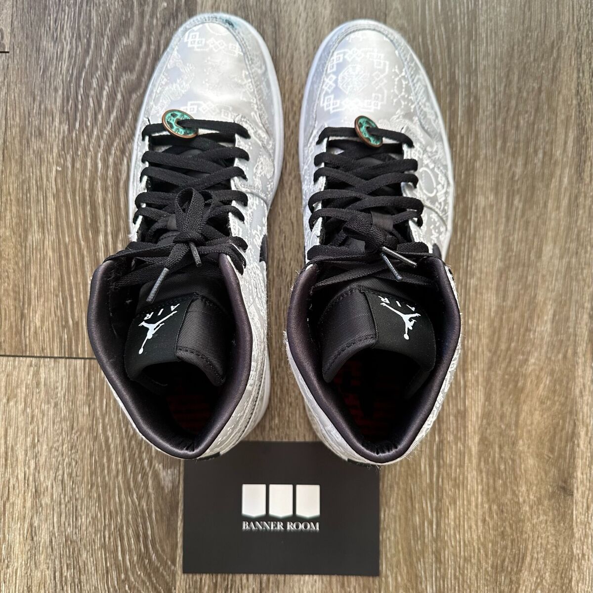 Size 13- JORDAN 1 MID SE FEARLESS Edison Chen CLOT WHITE Size 13- JORDAN 1 MID SE FEARLESS Edison Chen CLOT WHITE