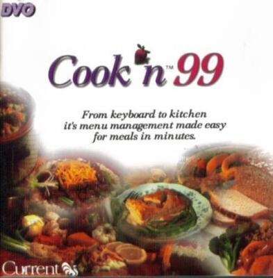 Cook 'n 99 PC MAC CD kitchen menu recipe meals management nutritional ...