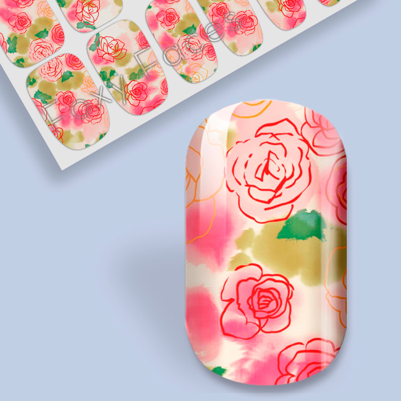 Nail Art Sticker Transfer Self Adhesive Decal Foil Wrap L@@K BUY 3 GET ...