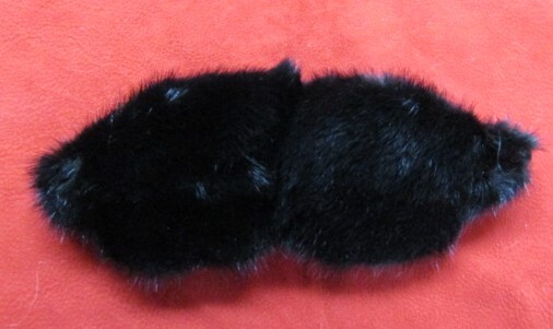 Real Black Mink Fur Sleep Mask Blindfold | eBay