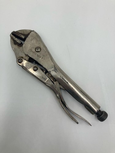 Vintage Craftsman Vise Grip Adjustable 7" Straight Jaw Locking Pliers ...