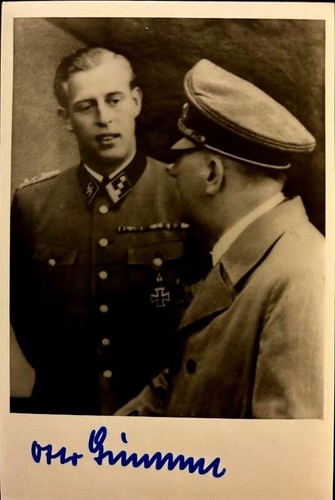 WWII German Waffen Otto Gunsche Adolf’s Adjutant Signed Photo | eBay