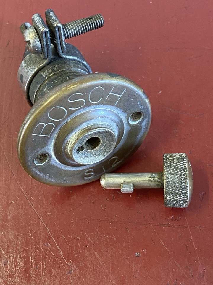 ANTIQUE BOSCH S 12 MAGNETO IGNITION SWITCH WITH KEY HUPMOBILE MERCER ...