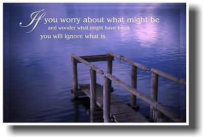 NEW SCHOOL CLASSROOM MOTIVATIONAL POSTER - If you worry about what ...