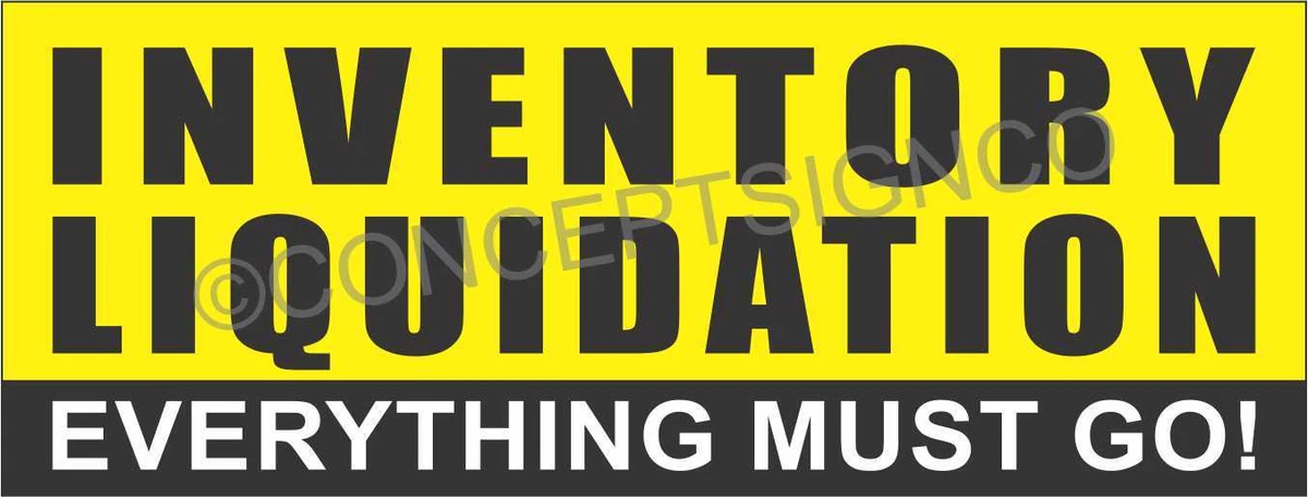 Inventory Liquidation Sale