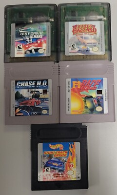 Nintendo GameBoy & GB Color Racing Bundle- Dukes,Hotwheels,Testdrive F1 ...