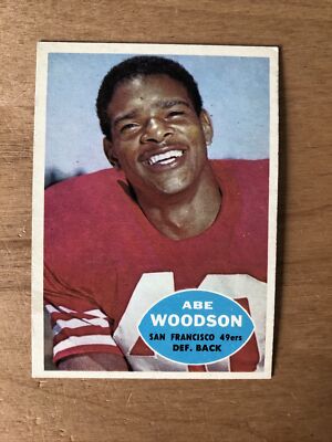 1960 Topps Football Card #120 Abe Woodson Dan Francisco 49ers | eBay
