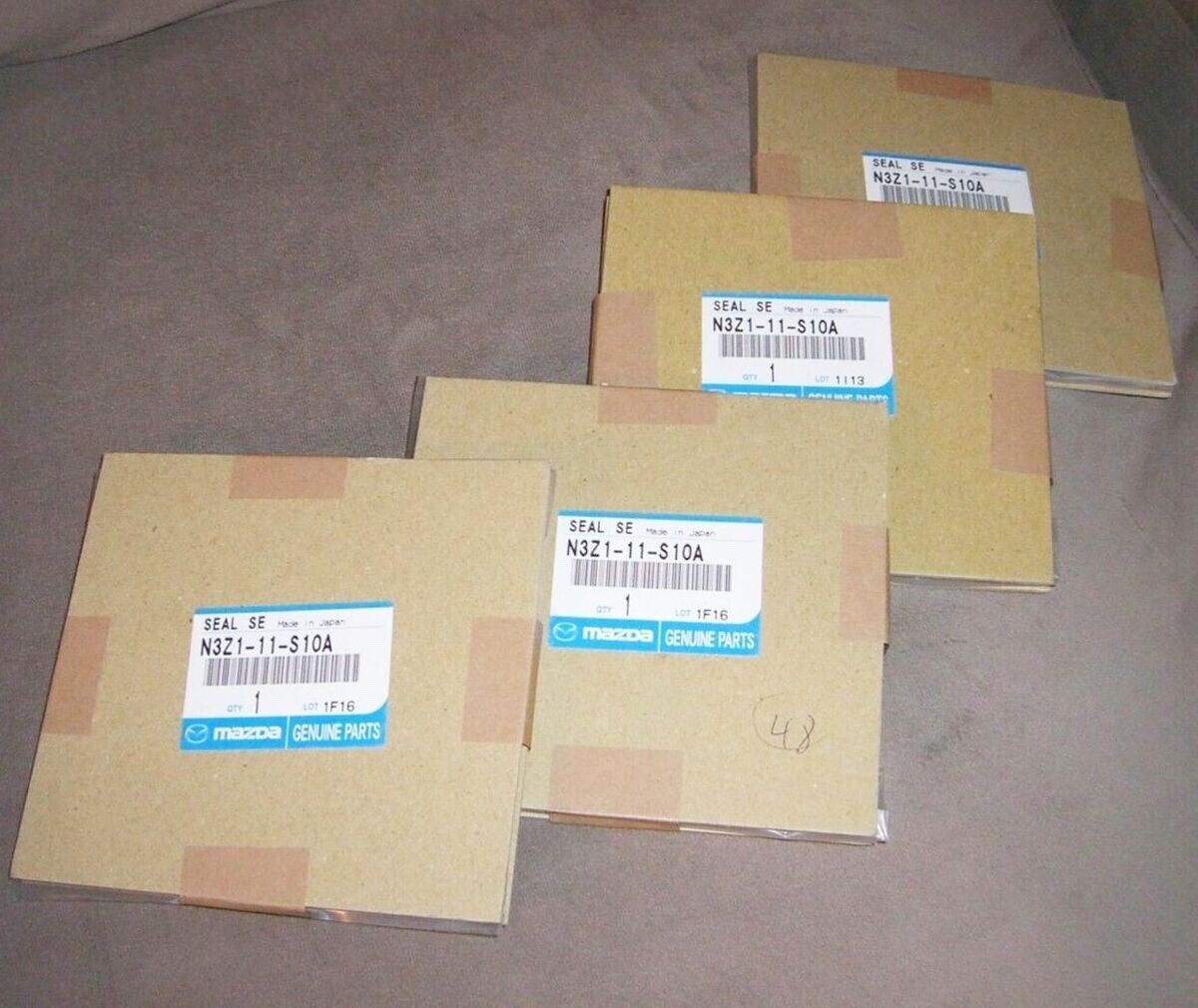 Mazda Genuine RX-8 RX-7 13B Rotary Engine Oil Seal Set of 4 N3Z1-11 ...