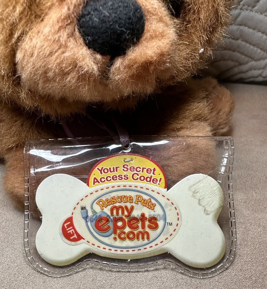 MGA Rescue Pets My epets.com Brown Dog 5” Plush Stuffed Animal With ...