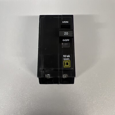 SQUARE D QO220 20 AMP 2 POLE 240V CIRCUIT BREAKER TYPE QO | eBay