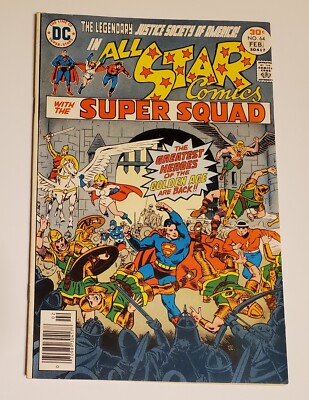 All-Star Comics #64 (1977) DC Super Squad, Superman, Power Girl' VG+ ...
