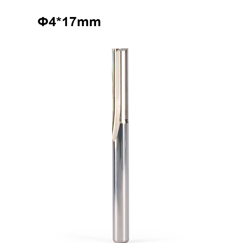 10pcs 4mm Double Two Flute Straight Slot CNC Router Bits Wood MDF ...